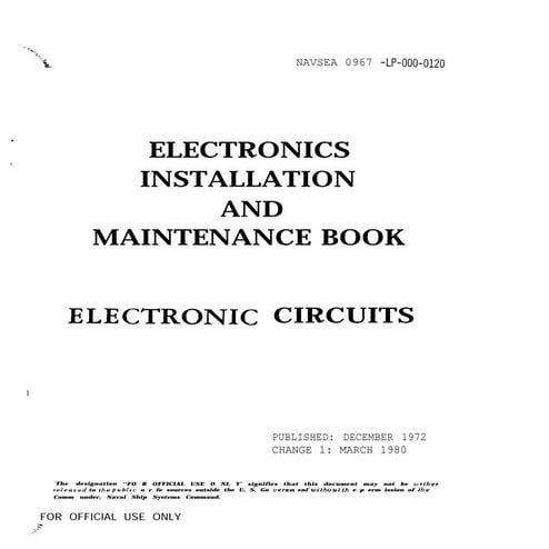 Nav sea curso de electronica eimb elex_circuits_1980 | PDF