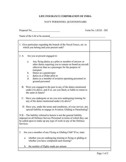 Survival benefit form no. - 5180 | PDF