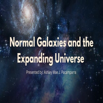 hubbles law introduction powerpoint for earth/space science | PPTX