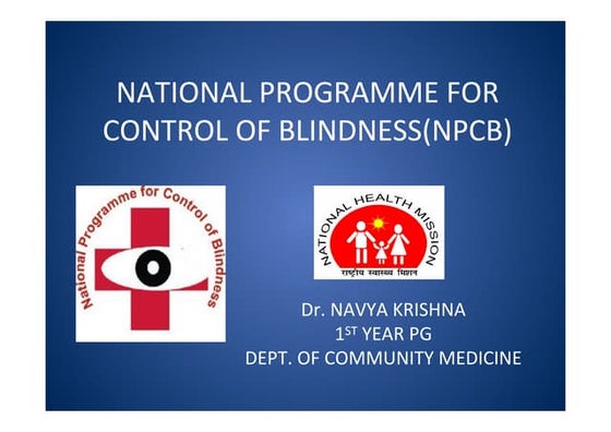 NPCBVI.pptx | Eye and Vision Conditions | Diseases and Conditions