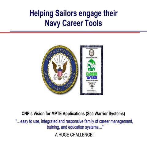 Navy Career Tools CCC Training (Navy Career Wise Training) | PDF