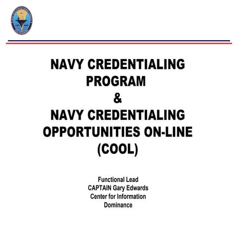 Navy COOL, executive_brief | PPT