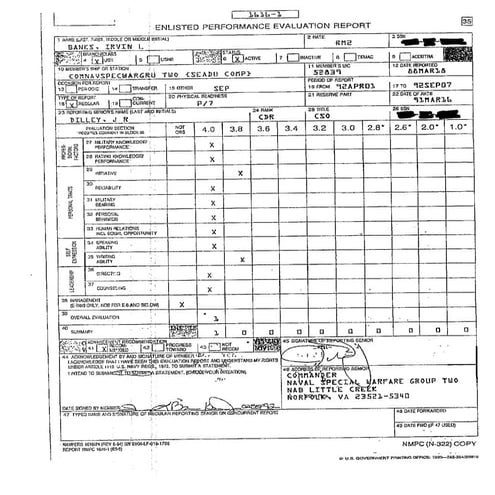 NAVY Exit Evaluation | PDF