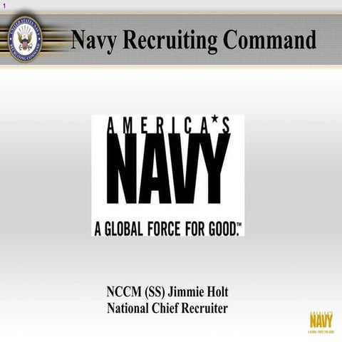 Navy recruiting command by nccm holt | PDF