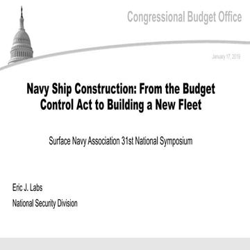 Navy Ship Construction: From the Budget Control Act to Building a New ...