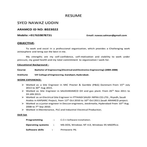 Resume - Jonathan Davidson | DOC