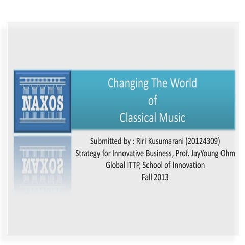 Naxos, Changing The world of Classical Music | PPTX