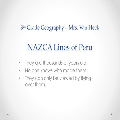 Nazca lines of Peru | PPTX