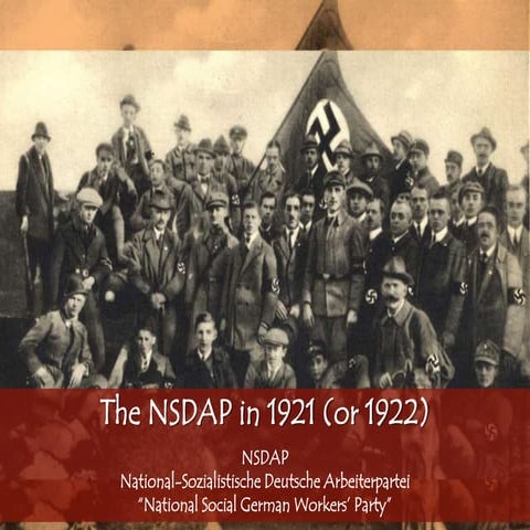 The ‘25 Point Program’ of the NSDAP National-Sozialistische Deutsche ...