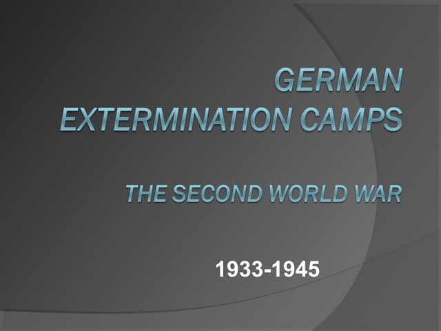 Auschwitz PowerPoint Worksheet | PDF