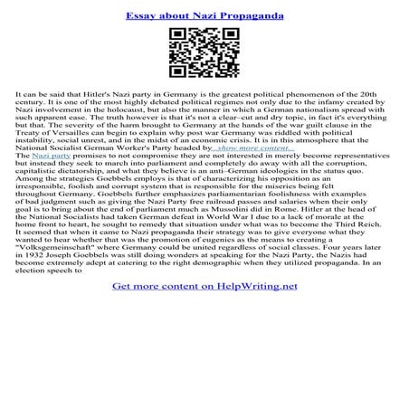 Nazi Propaganda | PPT