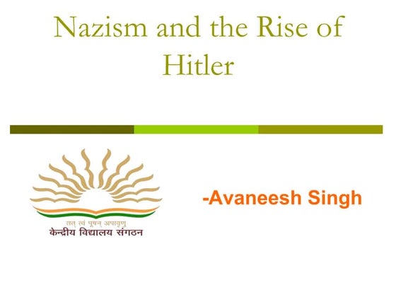 Hitler And Nazism In Germany (1921 1945) | PPT