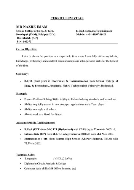 Shilpa resume | PDF