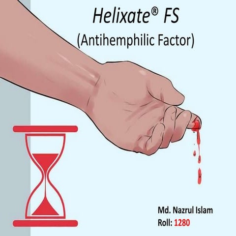 Antihemophilic Factor (Helixate FS) | PPTX
