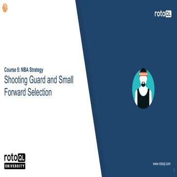 NBA: Shooting Guard + Small Forward Selection | PDF