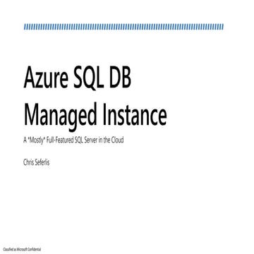 Introduction To Azure Sql Db Ppt