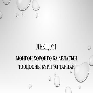 Turiin sanhuu l3 | PPTX