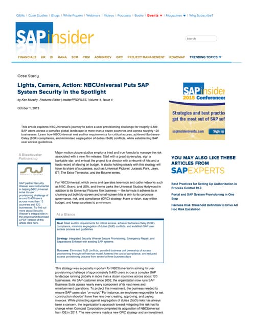 NBCUniversal Digital Media Strategy | PDF