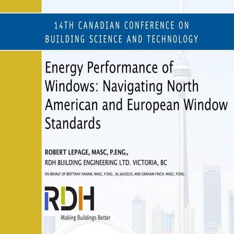 NBEC 2014 - Energy Performance of Windows | PDF
