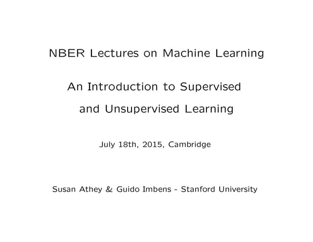 Introduction To Supervised Ml Concepts And Algorithms Pdf Web 4267
