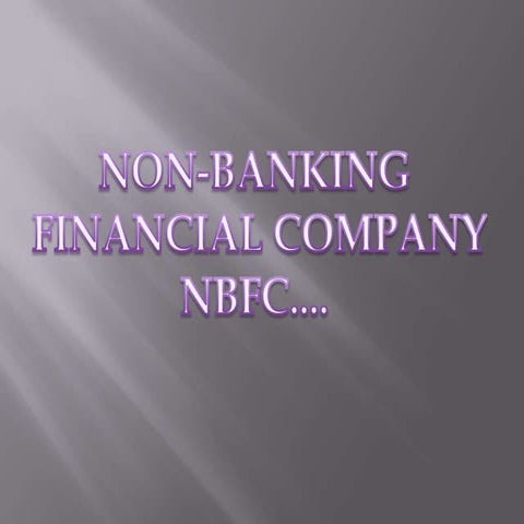 Nbfc | PPTX