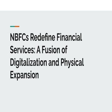 The Evolution of Non-Banking Financial Companies (NBFCs) in India ...