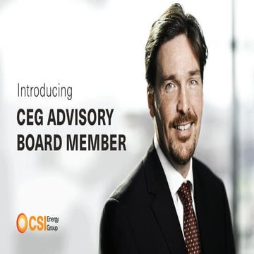 Introducing CEG Advisory Board Member | PPT