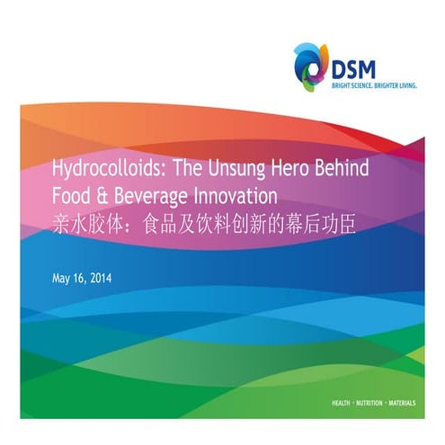 Introduction to Hydrocolloids in the Food Industry.pptx