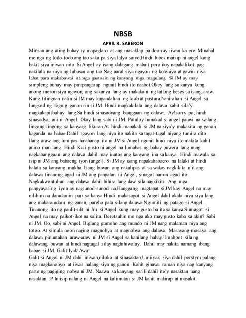 Ang Dalawang Magkaibigan | DOCX