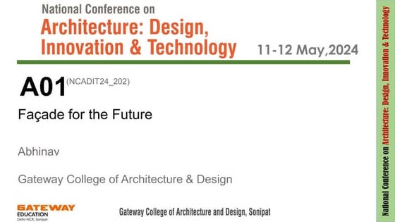 Kinetic Facades Presentation with Case Study | PPT