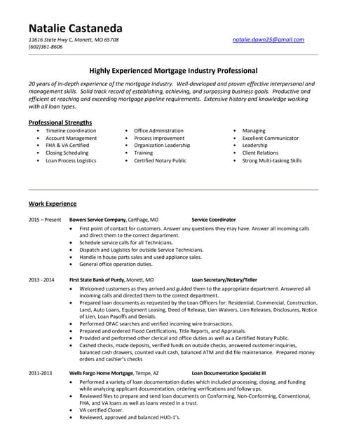 Tracey resume | PDF