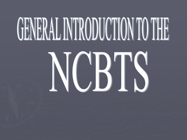 NCBTS (National Competency-Based Teacher Standards) | PPTX