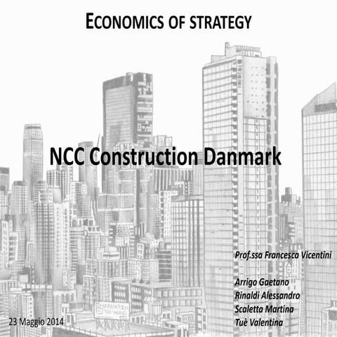 Ncc construction DK, Strategy | PPTX