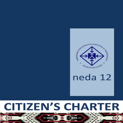 NEDA XII Citizen's Charter | PDF