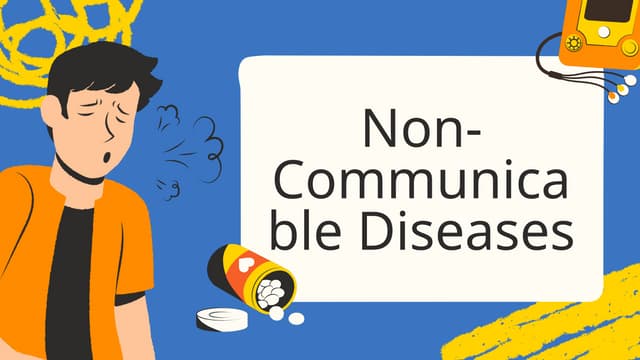 Non communicable diseases | PPTX