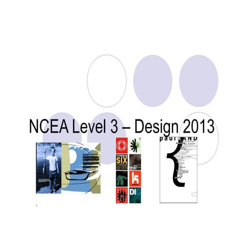 Ncea level3–design | PPT