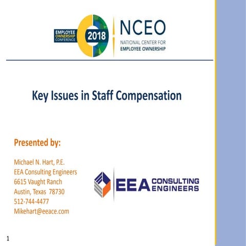 Key Issues in Compensation for Staff | PPTX