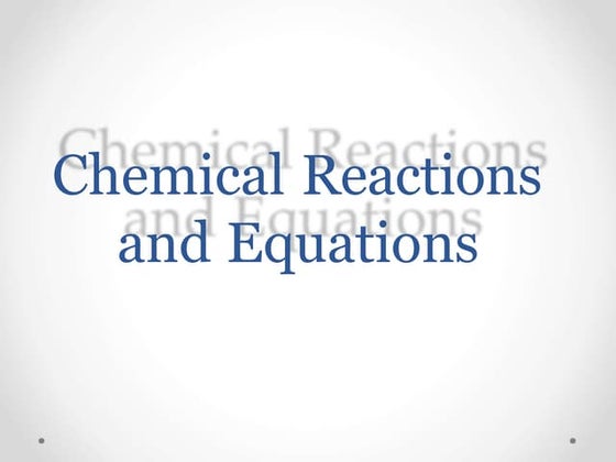 Rapid Revision - Chemical Reaction and Equations (Prashant Kirad).pdf
