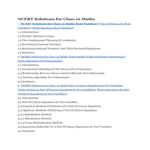 Ncert-solutions-for-class10-maths | PDF