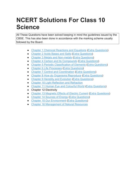 Ncert-solutions-for-class10-science | PDF