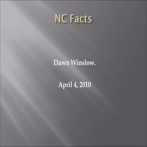 Nc Facts Jepordy | PPT