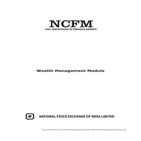 Ncfm sm wmm | PDF