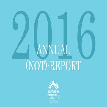 NCG's 2016 Annual (Not)-Report | PPTX
