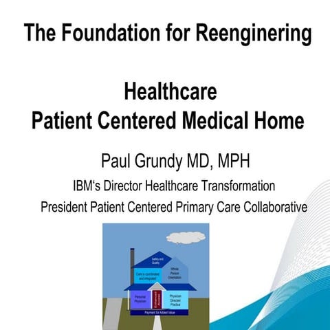 All About the Patient Centered Medical Home (PCMH) | PPTX