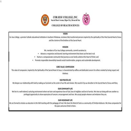 NCM 107 Course Syllabus (Maternal and Child Health Nursing) | DOCX