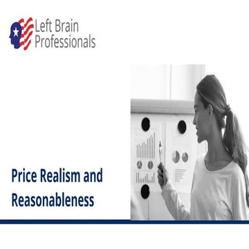 Price Realism and Reasonableness - NCMA | PPTX