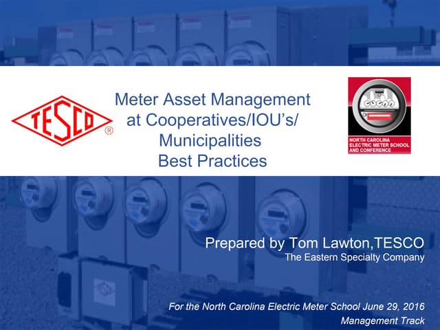 Meters in IBM Maximo Asset Management | PPT