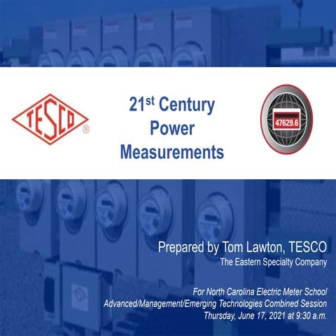 21st Century Power Measurements | PPT