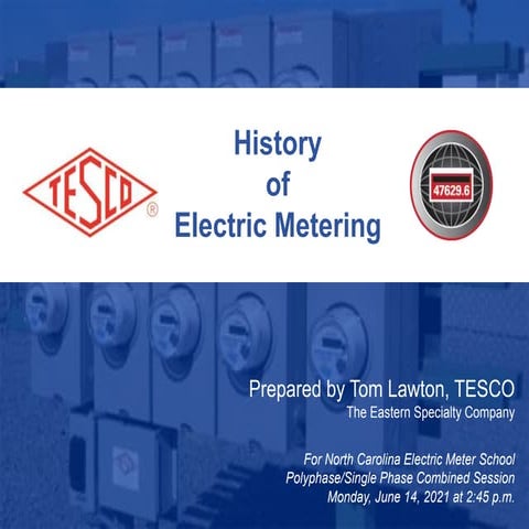 History of Electric Metering | PPT