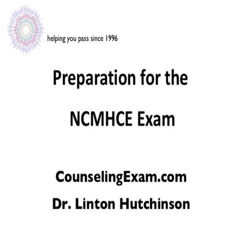 Ncmhce exam preparation | PDF